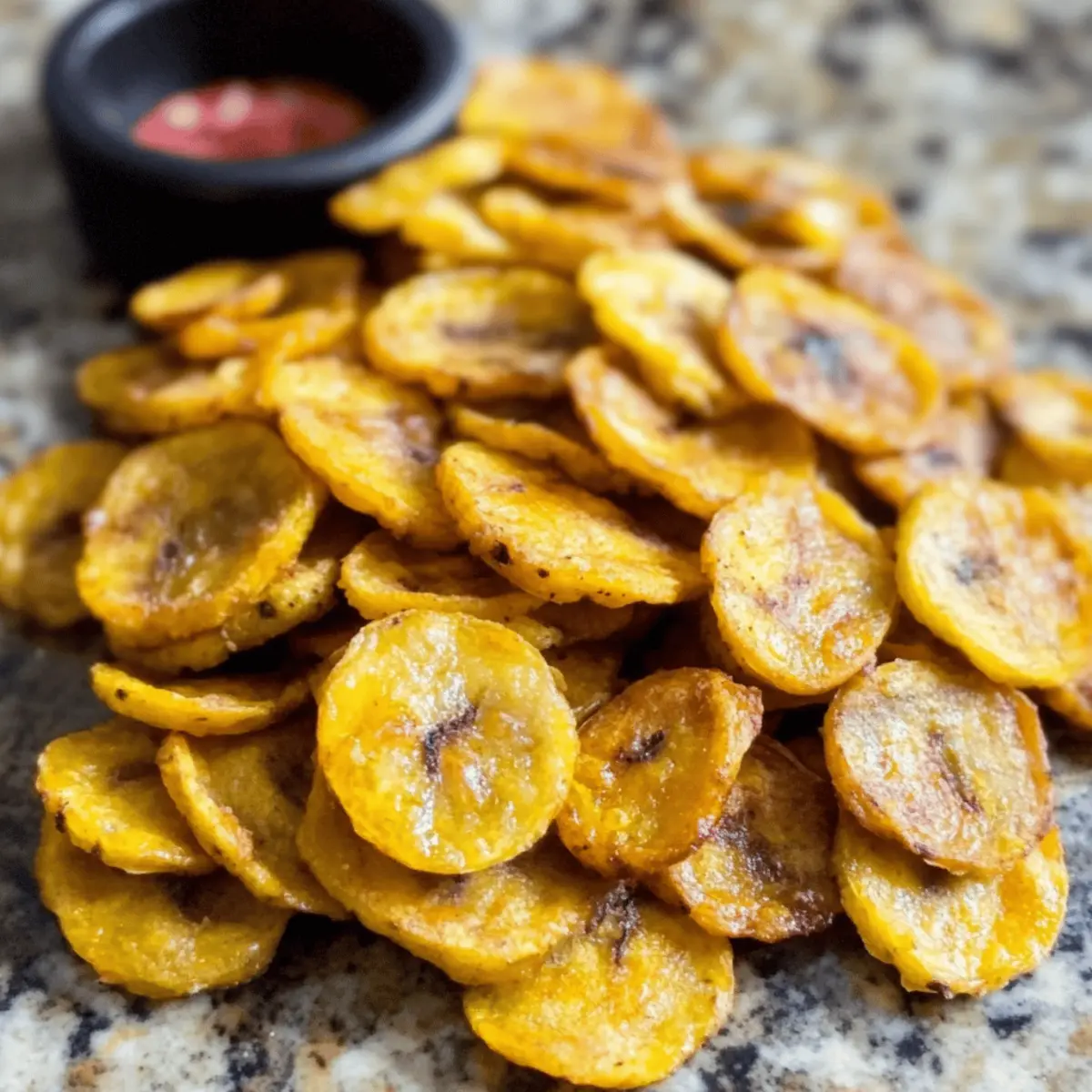 Easy Delicious Crispy Healthy Baked Plantain Chips (Paleo)